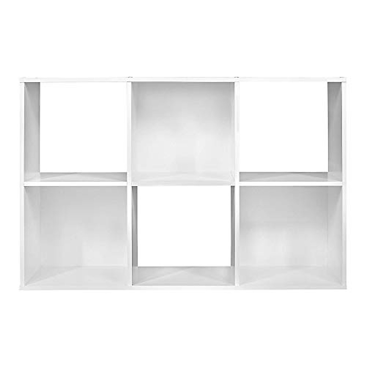 Closetmaid 899600 Decorative Home Stackable 6-Cube Cubeicals Organizer Storage, White (2 Pack)