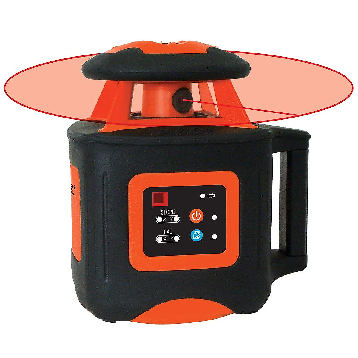 Johnson Level & Tool 40-6535 High Accuracy Dual Slope Rotary Laser Kit, Red, 1 Kit