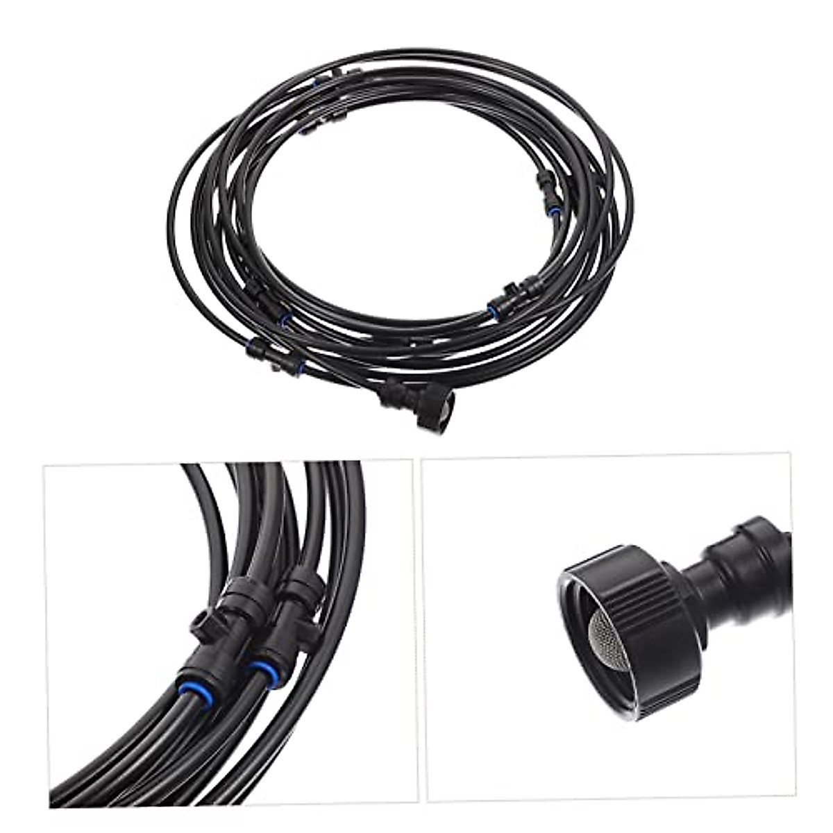 Yardenfun 1 Set Patio Misting System Outdoor Trampoline Outdoor Hose Misting Cooling System Trampoline Water Sprinkler Outside Patio Misters Trampoline Cooling Tool Garden Water Sprinkle Set