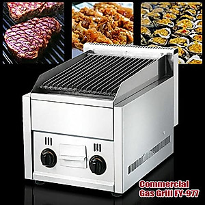 Tabletop Gas Grill Portable,Gas BBQ Stove 2 Burner 2800Pa Pressure,Propane Gas With Infr-ared Rear Burner Grill for Camping Picnic Cookout RV BBQ