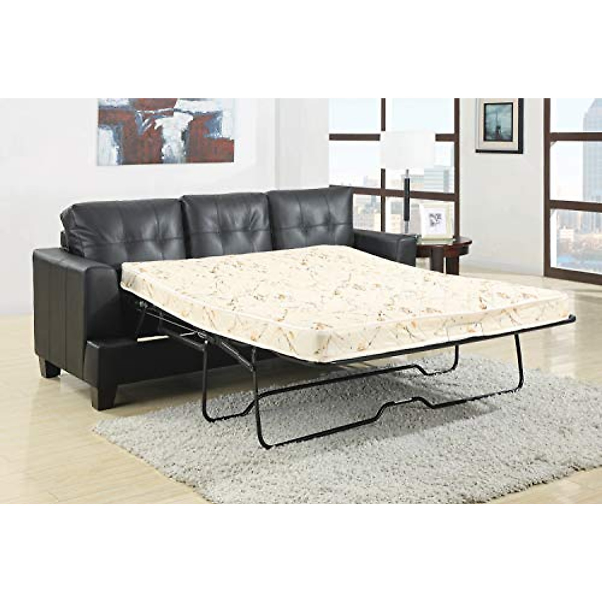 Coaster Home Furnishings Samuel Sleeper Sofa Black