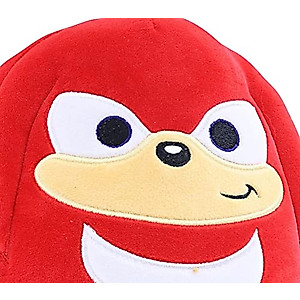 Squishmallows Kellytoy SEGA Sonic, Knuckles, Tails, Shadow Plush Toy (7" Sonic The Knuckles)