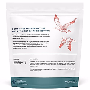 Infinity Soil - Seabird Guano - Sustainable and Natural Soil Amendment - Seabird Waste Rich in Phosphate and Calcium - Increases Foliage, Blooms and Fruit - 5 LBS