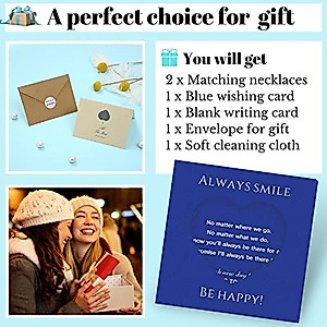 BONL Best Friend Necklaces Magnetic Friendship Necklace for 2 girls BFF Gifts for Girls or Kids (Purple Unicorns)