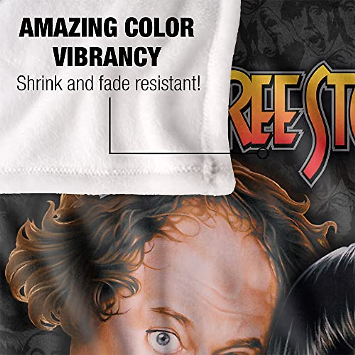 Three Stooges Stooges All Over Officially Licensed Silky Touch Super Soft Throw Blanket 50" x 60"