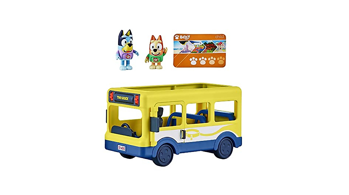 Bluey Bus Toy: Adventure Pack with Bluey & Bingo Figures