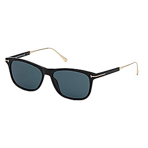 Tom Ford CALEB FT 0813 Black/Grey Blue 55/15/145 men Sunglasses