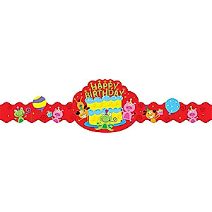 Creative Teaching Press Special Occasion Crowns - Happy Birthday - Pack of 30, 6 x 24 in