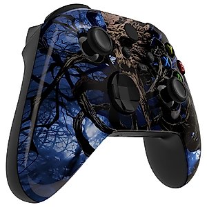 eXtremeRate Glow in Dark Shell for Xbox Series X & S Controller - Revitalize Your Controller - The Awakening of The Earth Lord Front Housing Cover for Xbox Core Controller [Control NOT Included]
