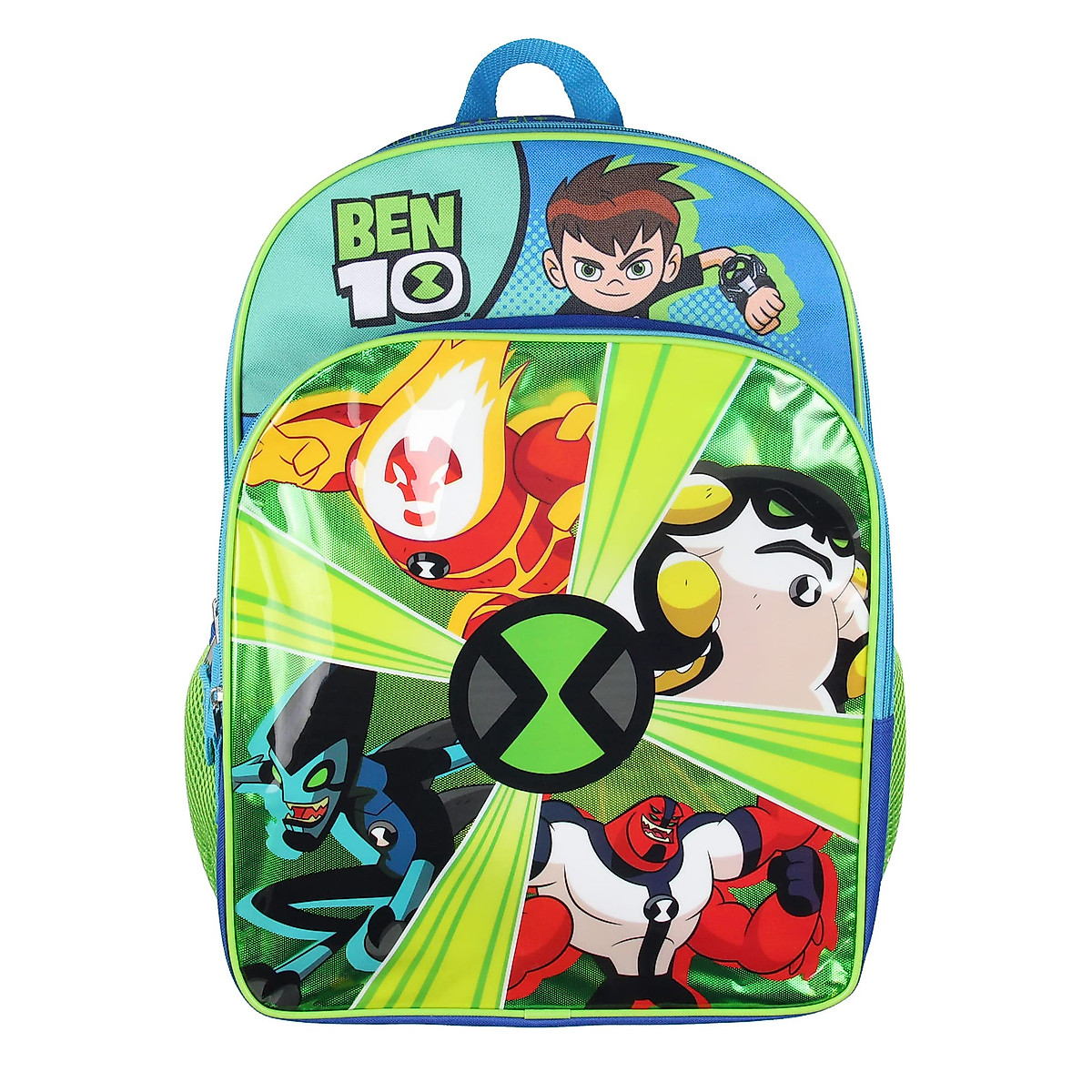 Bioworld Ben 10 Backpack Omnitrix Omniverse 16" Alien Force Kids School Travel Backpack