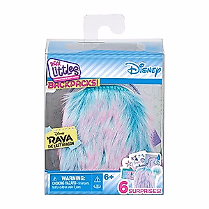 REAL LITTLES - Collectible Micro Disney Raya and The Last Dragon Backpack with 6 Surprise Toy Accessories Inside!