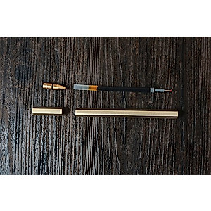 EKLOEN Six-Edge Solid Brass Pen, EDC Pocket Pen Signature Pen Pocket Pen