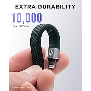 Afterplug USB C to Lightning Cable Short 0.4ft Apple MFi Certified iPhone USB C Cable 30W Fast Charging for iPhone 14/I4 Pro/14 Pro Max/13 12 Pro Max/11/ SE/XR, AirPods, iPad Air Mini, MacBook - Black