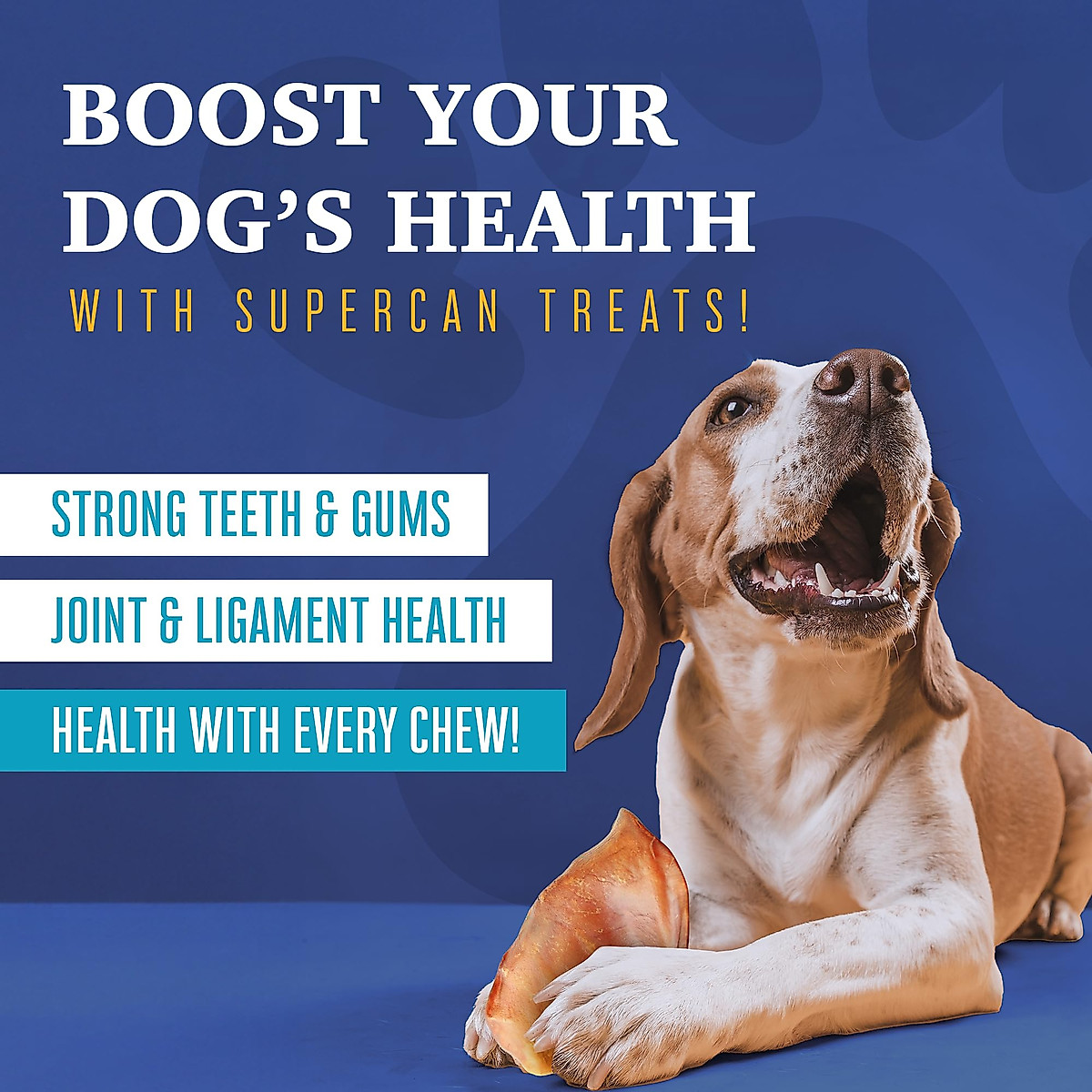 SUPER CAN BULLYSTICKS 2lb Mega Mix Natural Dog Chews Variety - Pig Ears, Cow Ears, Beef Lung, Liver, Trachea - Healthy Treats Small Medium Large Dogs - Long Lasting Bully & Gullet Sticks