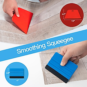 Art3d Wallpaper Smoothing Tool Kits, Multi-Function Smoothing Tool Set for Peel and Stick Contact Paper Vinyl Window Film Car Wrap