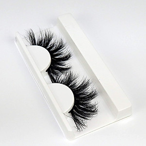 Veleasha High Volume Mink Lashes Cruelty-free 25mm Long 3D Eyelashes Dramatic Look for Makeup (45A)/False Eyelashes