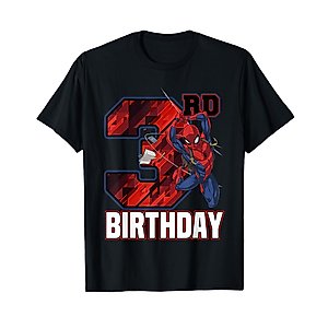 Marvel Spider-Man Web Swing 3rd Birthday T-Shirt