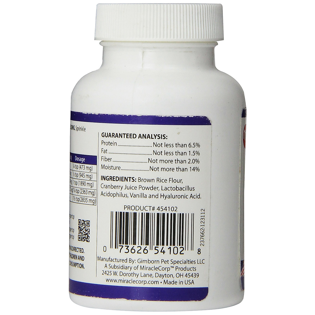 GIMBORN Miracle Care 731027 Miracle Eyes Vegetarian Formula for Pets, 2-Ounce