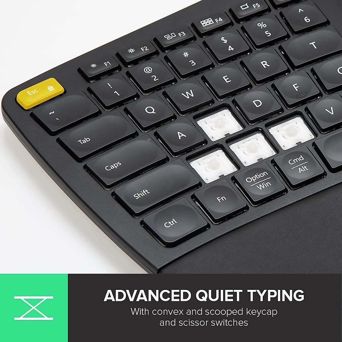 DeLUX Wireless Ergo Keyboard with Backlit GM902PRO and Vertical Mouse M618GGX