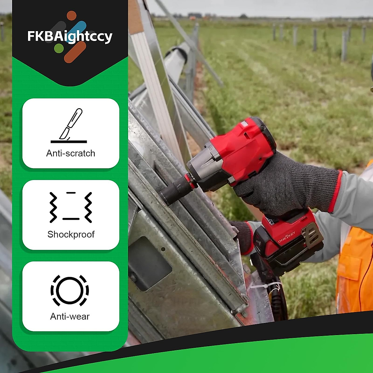 49-16-2960 Protective Boot Compatible with Milwaukee M18 Fuel Mid-Torque Impact Wrench Protective Boot for Milwaukee 2960-20 2962-20 2962P-20 Assembly Accessories Part