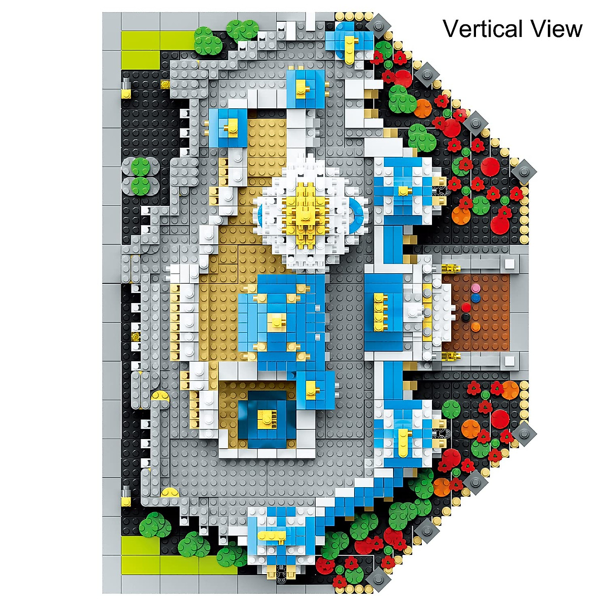 Fairyland Castle Building Blocks Set (5297Pcs) European Architecture Model Educational Toys Micro Bricks for Kids Adults