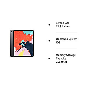 Apple iPad Pro (12.9-inch, Wi-Fi, 256GB) - Space Gray (Renewed)