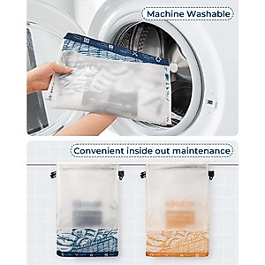 2-Pack Bread Bags to Keep Fresh, Reusable Bread Bags for Homemade Bread, Sourdough Bread Bags with Zipper, Large Bread Loaf Freezer Bags