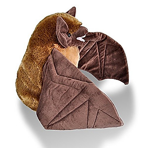 Wild Republic Brown Bat Plush, Stuffed Animal, Plush Toy, Gifts for Kids, Cuddlekins 12 Inches,Multi