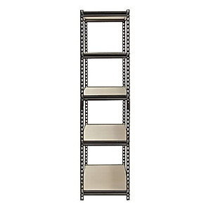 Super Large Bearing Capacity and Space Heavy Duty 5-Tier Steel Freestanding Shelving Storage Racks for Home Warehouse Storage, Silver, 4000 lbs Capacity