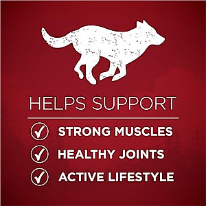 Purina ONE Natural High Protein Dry Dog Food Dry True Instinct with Real Beef and Salmon With Bone Broth and Added Vitamins, Minerals and Nutrients - 27.5 lb. Bag