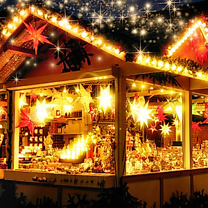 Hotop 80 Pieces Christmas Light Hanger for Gutters Gutter Hooks Metal Outdoor Xmas Hanging Kitchen Bathroom Work Shop Garden Silver