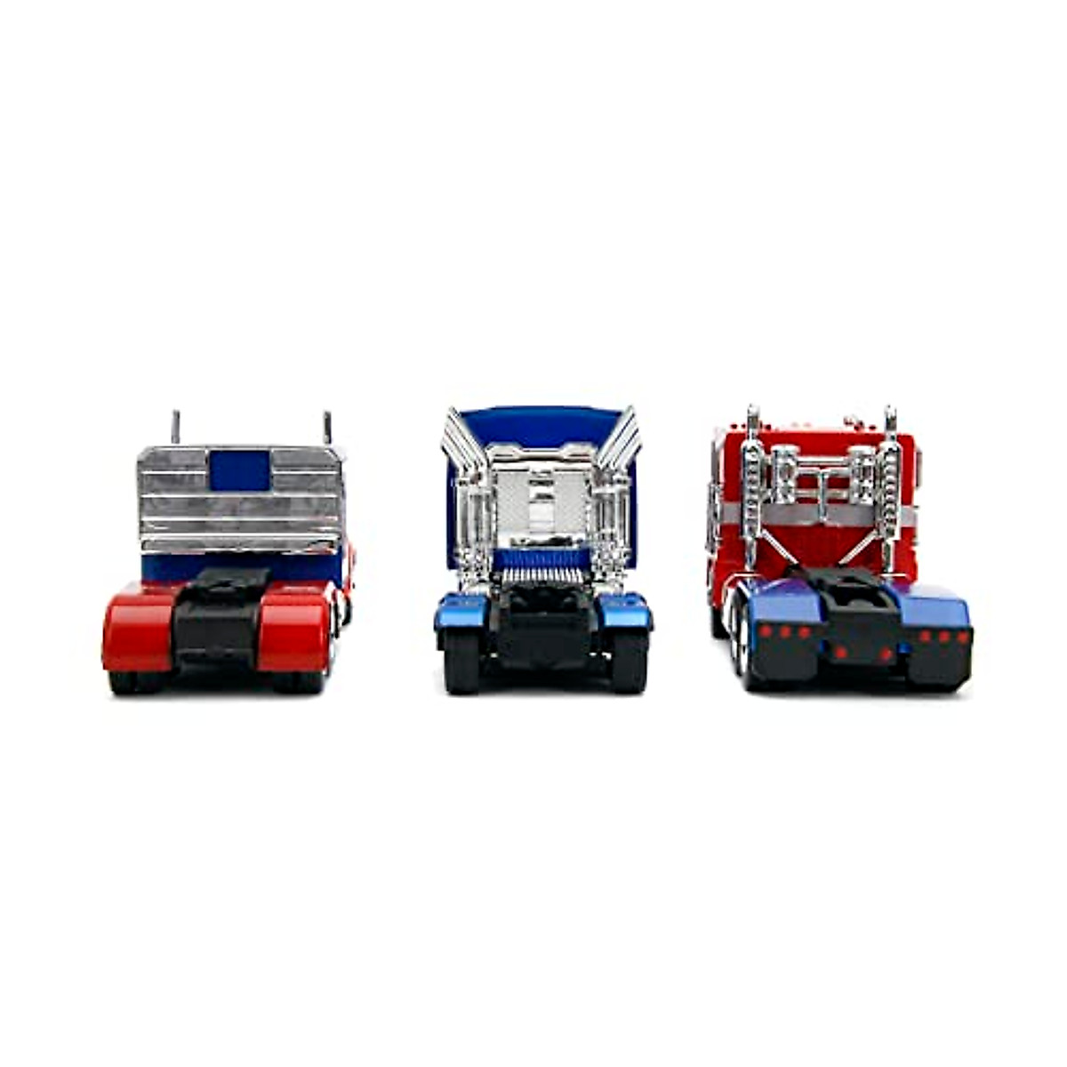 Transformers Optimus Prime 1:32 3-Pack Die-Cast Cars, Toys for Kids and Adults