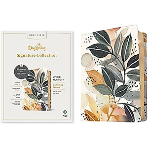 NLT Wide Margin Bible, Filament Enabled (LeatherLike, Autumn Leaves, Red Letter): DaySpring Signature Collection