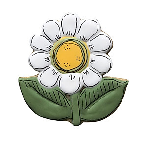 LILIAO Flowers Cookie Cutter Set - 4 Piece - Tulip, Daisy Flower, Kapok and Plaque Biscuit Fondant Cutter - Stainless Steel - by Janka