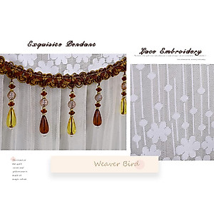 YIJIAFEIFEI Indoor LCD TV Dust Cover with Openable Front Flap, Soft Lace TV Display Covers, Blue Tv Covers for Curved/Flat TV(Size:40 inch)