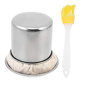 Crepe Oil Applicator 1 grilling accessories set pancake spreading tool pancake pan oil applicator with oil brush and brush cleaner tray camping grill Pancake Making Tool