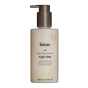 hims High Tide Hydrating Daily Cleanser for Men - Gentle Face Cleanser with Hyaluronic Acid, Squalane and Green Tea Extract - Lemongrass Field Scent