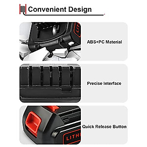 Amityke 3.0Ah Replacement for Black and Decker 20V Battery LBX20, Compatible with 20v Black and Decker Battery 20V Max LBXR20 2Packs
