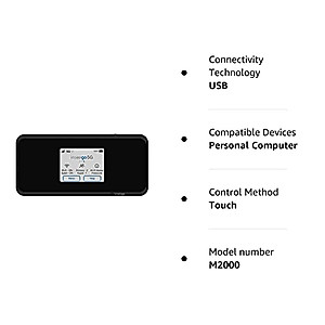 Inseego USB MiFi M2000 5G and 4G LTE Hotspot T-Mobile | All Day Battery Life | WiFi 6 Technology (Renewed)