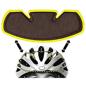 Bicycle & Bike Helmet Sweat Liner by NoSweat - Made in USA - Patented SweatLock Technology