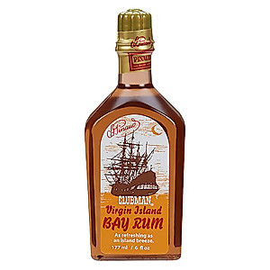 Clubman Pinaud Virgin Island Bay Rum Shave Cologne, After Shave Fragrance, 6 fl oz