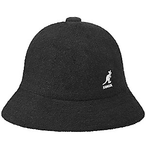 Kangol Bermuda Casual Hat, Adult Cap for Women and Men, 2XL, Black