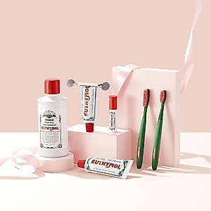 Euthymol] Classic Toothbrush, Large - Full Head, Soft Bristle Triple Curve Manual Toothbrush for Maximum, Efficient Cleaning and Sensitive Gums and Teeth