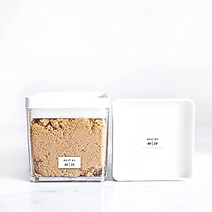 SAVVY & SORTED 146 Minimalist Spice Jar Labels & Expiration Labels | Bonus 160 Expiration Date Labels | Keep Spices Fresh with Food Date Labels | Perfect for Pantry Organization Containers