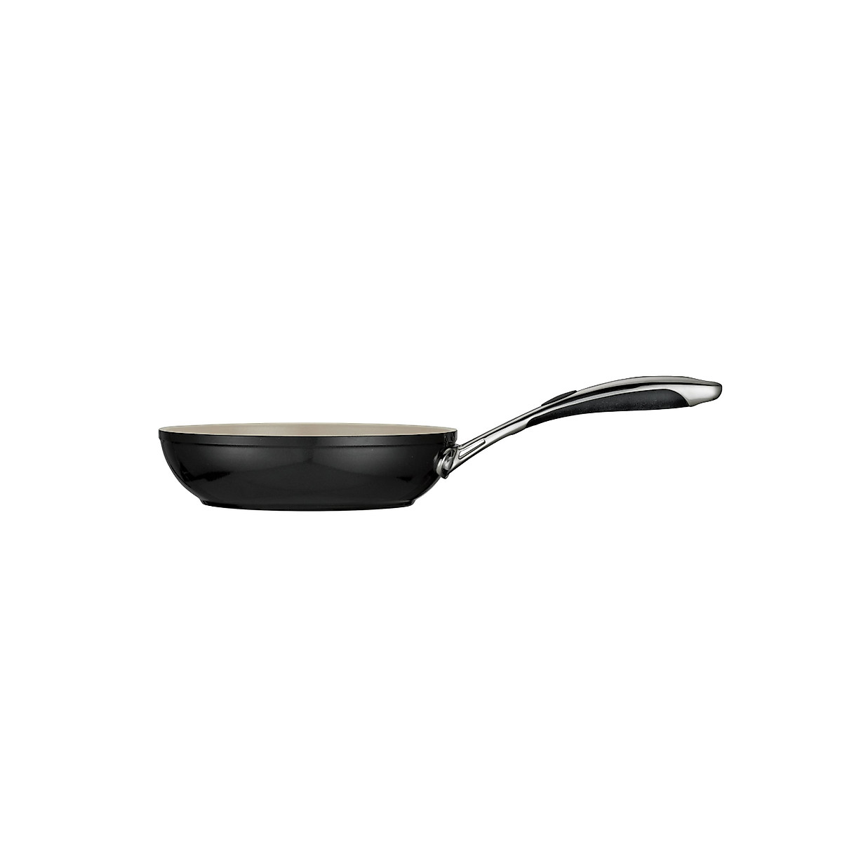 Tramontina Deluxe Fry Pan Aluminum 12-inch Metallic Black, 80110/020DS
