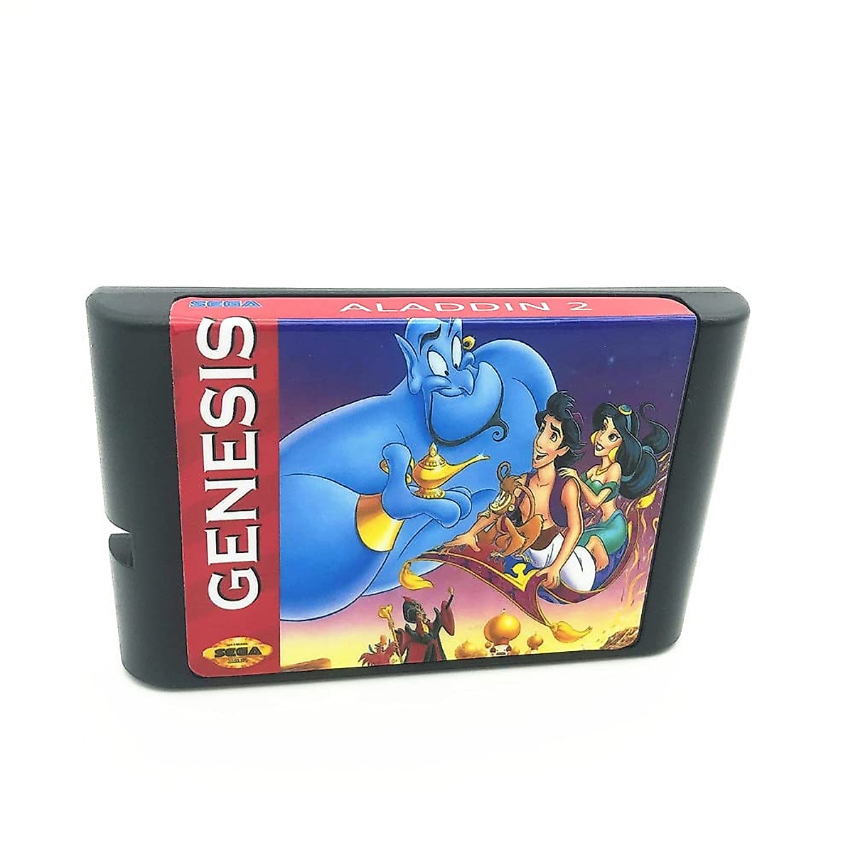 Royal Retro Aladdin 2 For Sega Genesis & Mega Drive 16 Bit Video Games Conosle (Black)