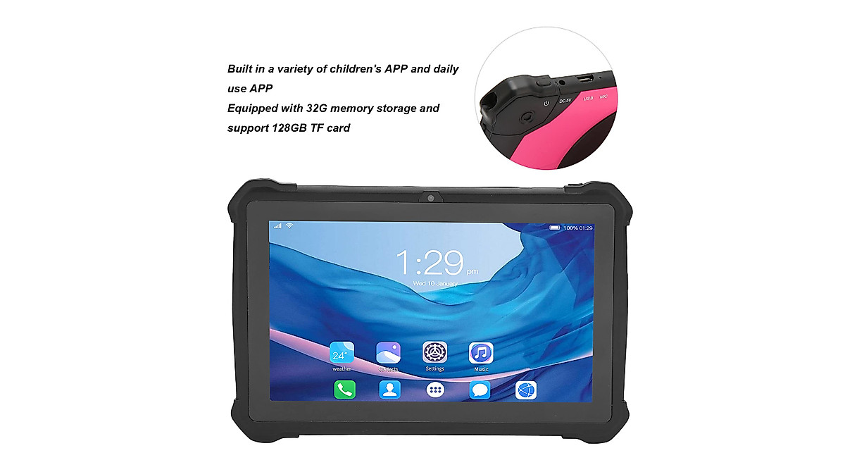 Children's 7-Inch HD Tablet with Dual Cameras & Big Screen