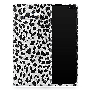 DesignSkinz Vector Leopard Animal Print Protective Vinyl Decal Wrap Skin Cover Compatible with The Samsung Galaxy S20 (Screen Trim & Back Glass Skin)