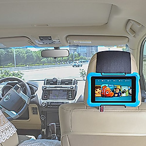 TFY Car Headrest Mount Holder for all Kindle Fire - Kindle Fire HD 6 / HD 7 / HD X7 / HD X9 / HD 6 (2014) / HD 7 (2014) / HD 6 (Kid Edition) / HD 7 (Kid Edition) / New Fire 7 (2015) / HD 8 / HD 10