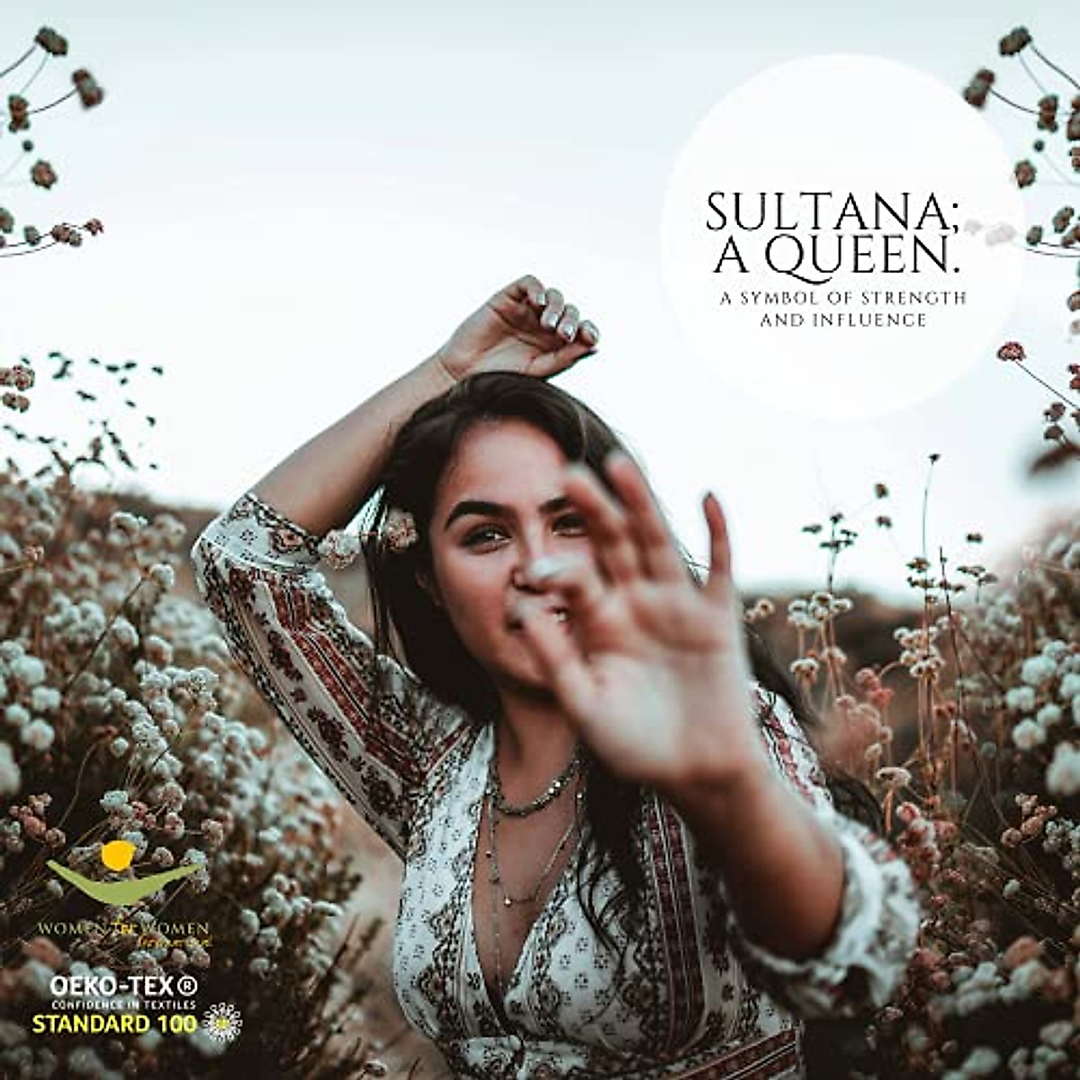 Sultana Luxury Linens - Turkish Hand Towels Set of 4 | 100% Turkish Cotton | Decorative Kitchen and Bathroom Hand Towel for Tea, Face, Hair, Dish, Spa, and Bath |19 x 39 Inches